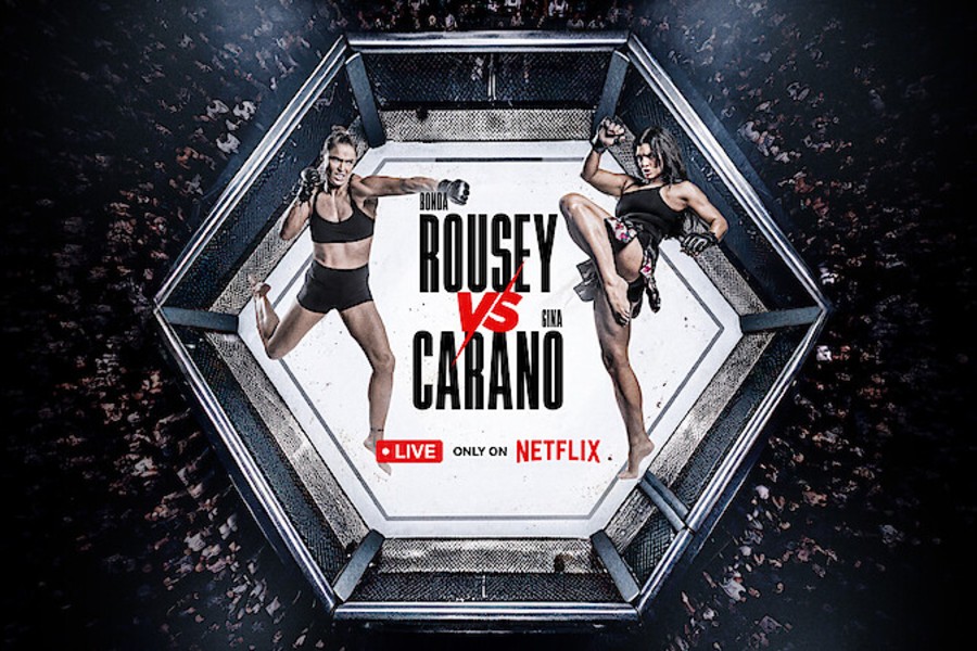 Netflix Adds 8 Bouts to Inaugural Ronda Rousey vs. Gina Carano MMA ...